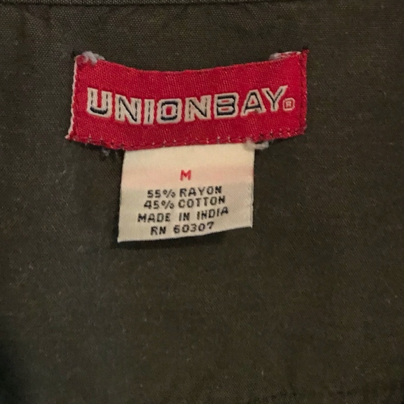 UNIONBAY | Shirts | Union Bay Mens Hawaiian Shirt Size Medium Machine ...